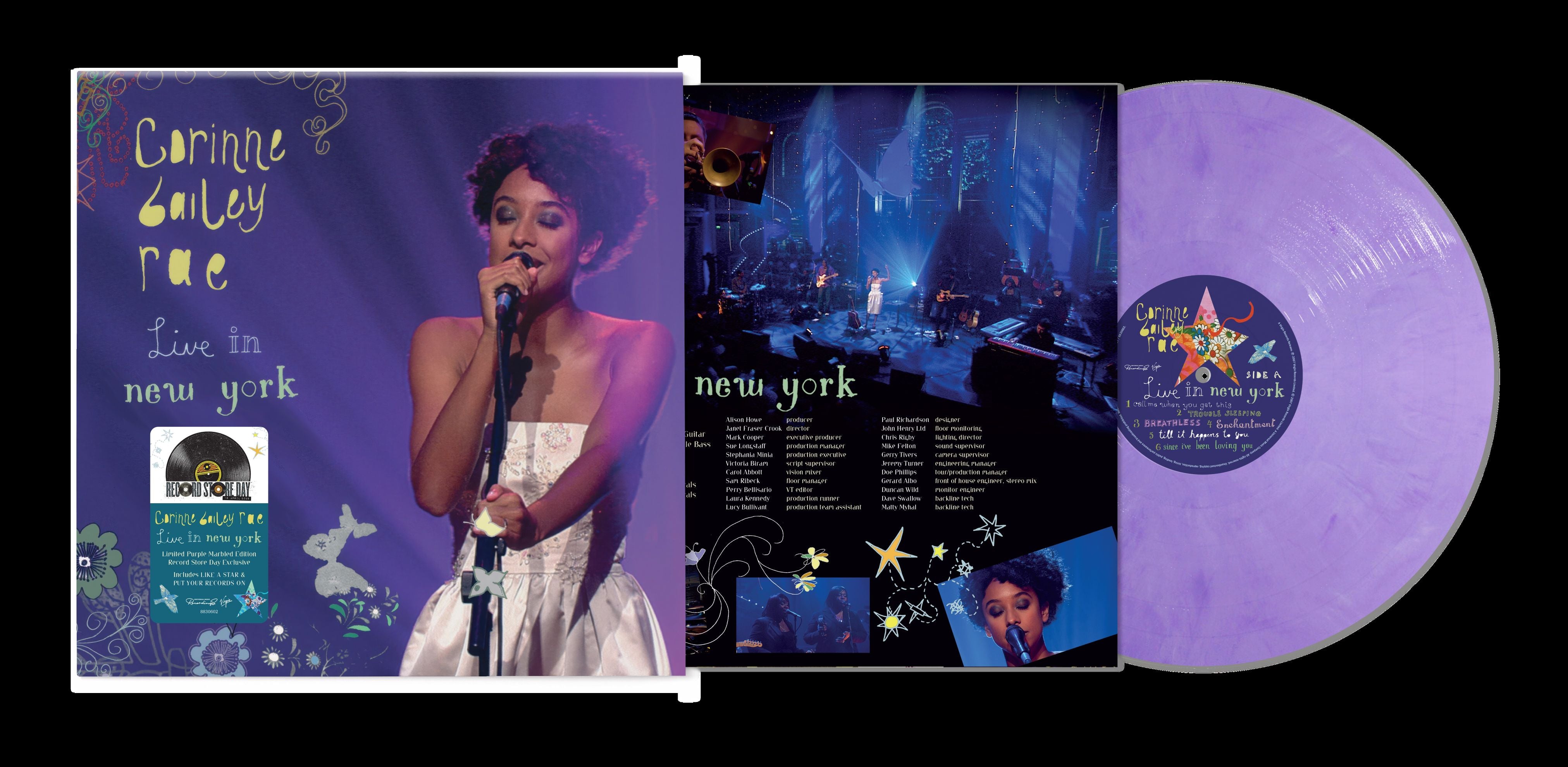 Corinne Bailey Rae: Corinne Bailey Rae - Live In New York - 1LP ...