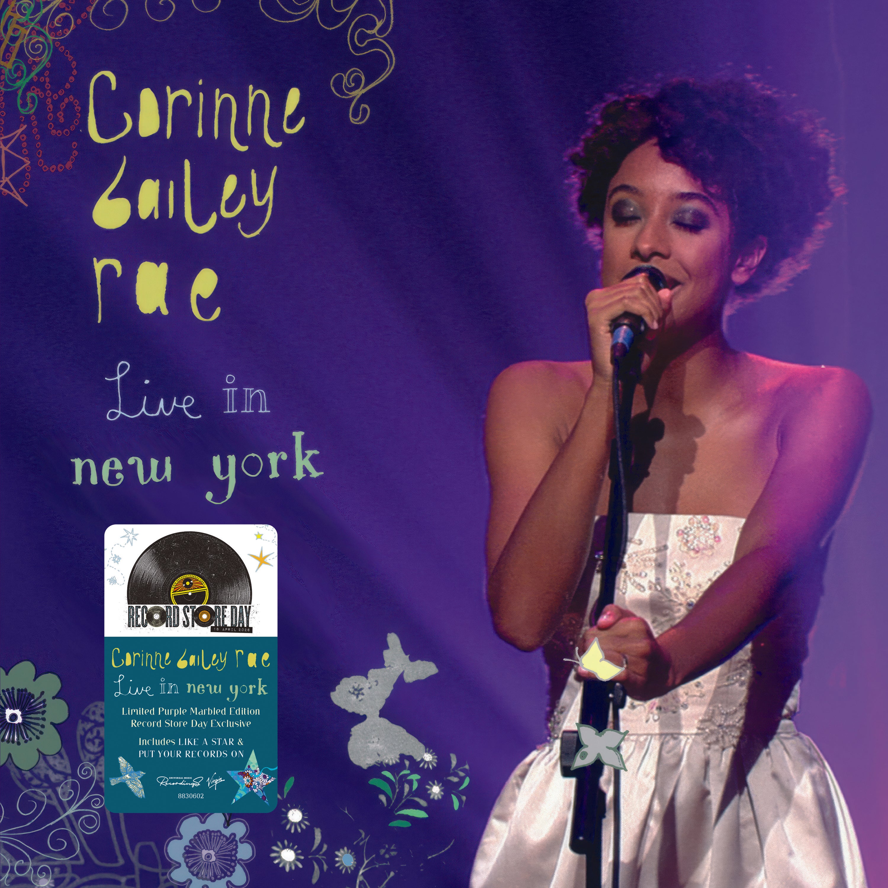 Corinne Bailey Rae: Corinne Bailey Rae - Live In New York - 1LP ...